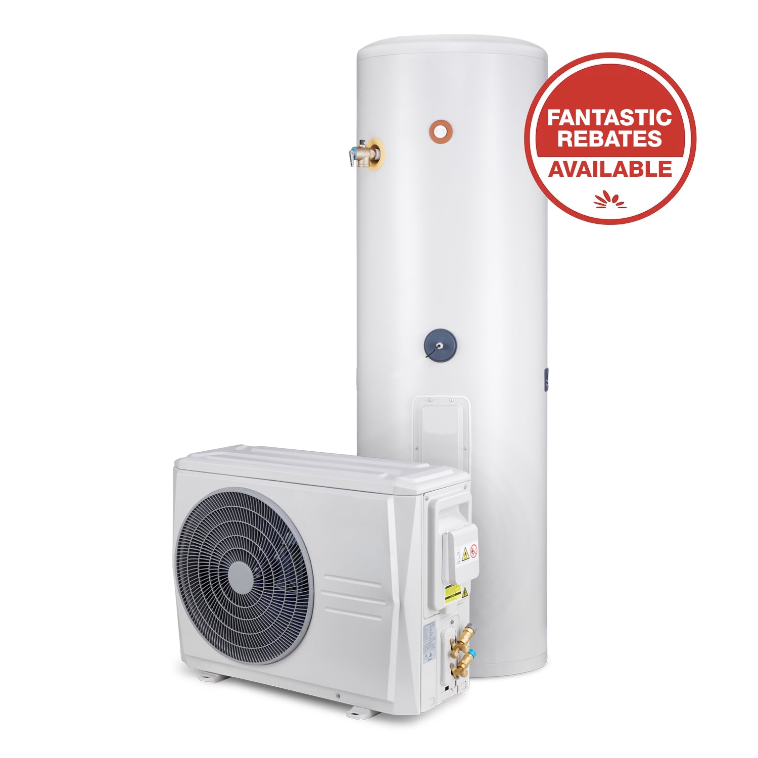 300 Litre Split Configuration Heat Pump ‐ Midea (R290) – Chromagen